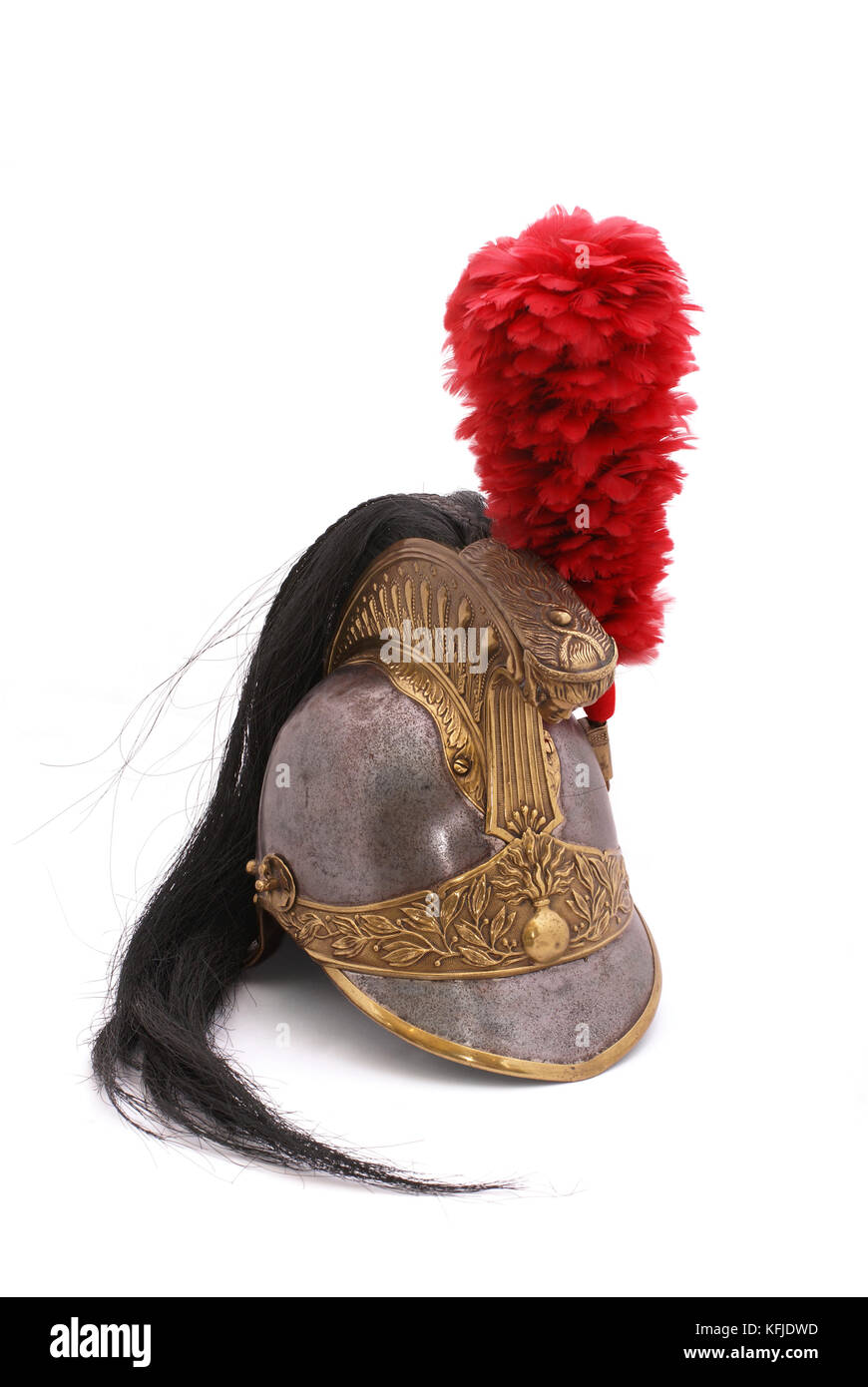 helmet of French cuirassier (jokingly called - "big men on big horses ...