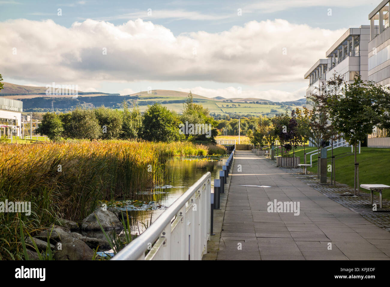 Edinburgh Park business park in South Gyle, Edinburgh, Scotland ...