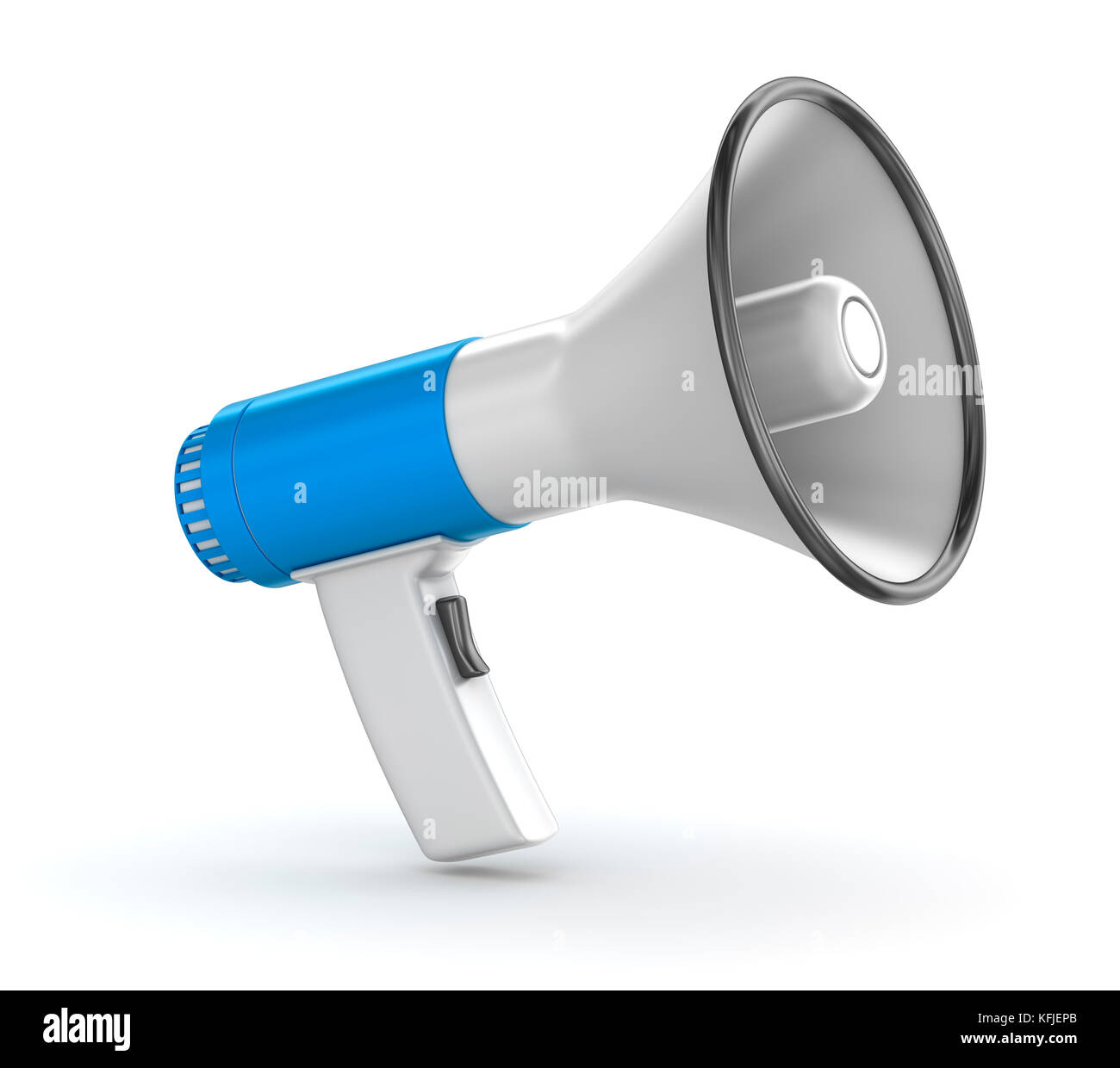 Megaphone , computer generated image. 3d render Stock Photo - Alamy