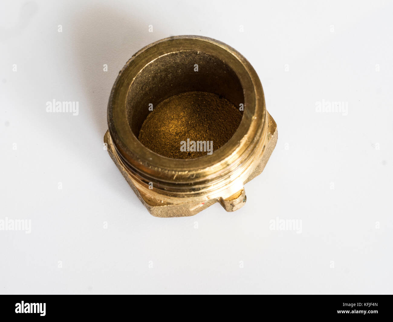 pipe plug isolated on white background Stock Photo - Alamy