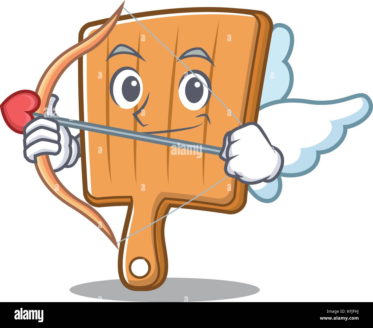 Cupid kitchen board character cartoon Stock Vector Image & Art - Alamy