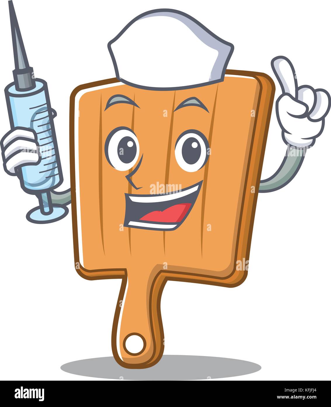 Nurse kitchen board character cartoon Stock Vector Image & Art - Alamy