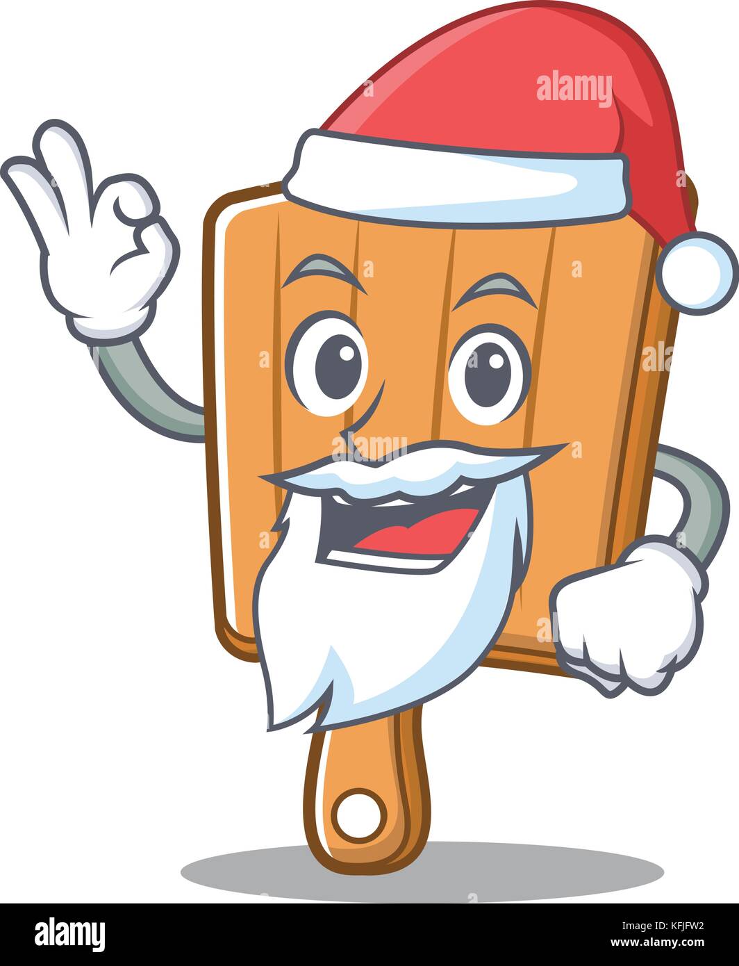 Santa kitchen board character cartoon Stock Vector Image & Art - Alamy