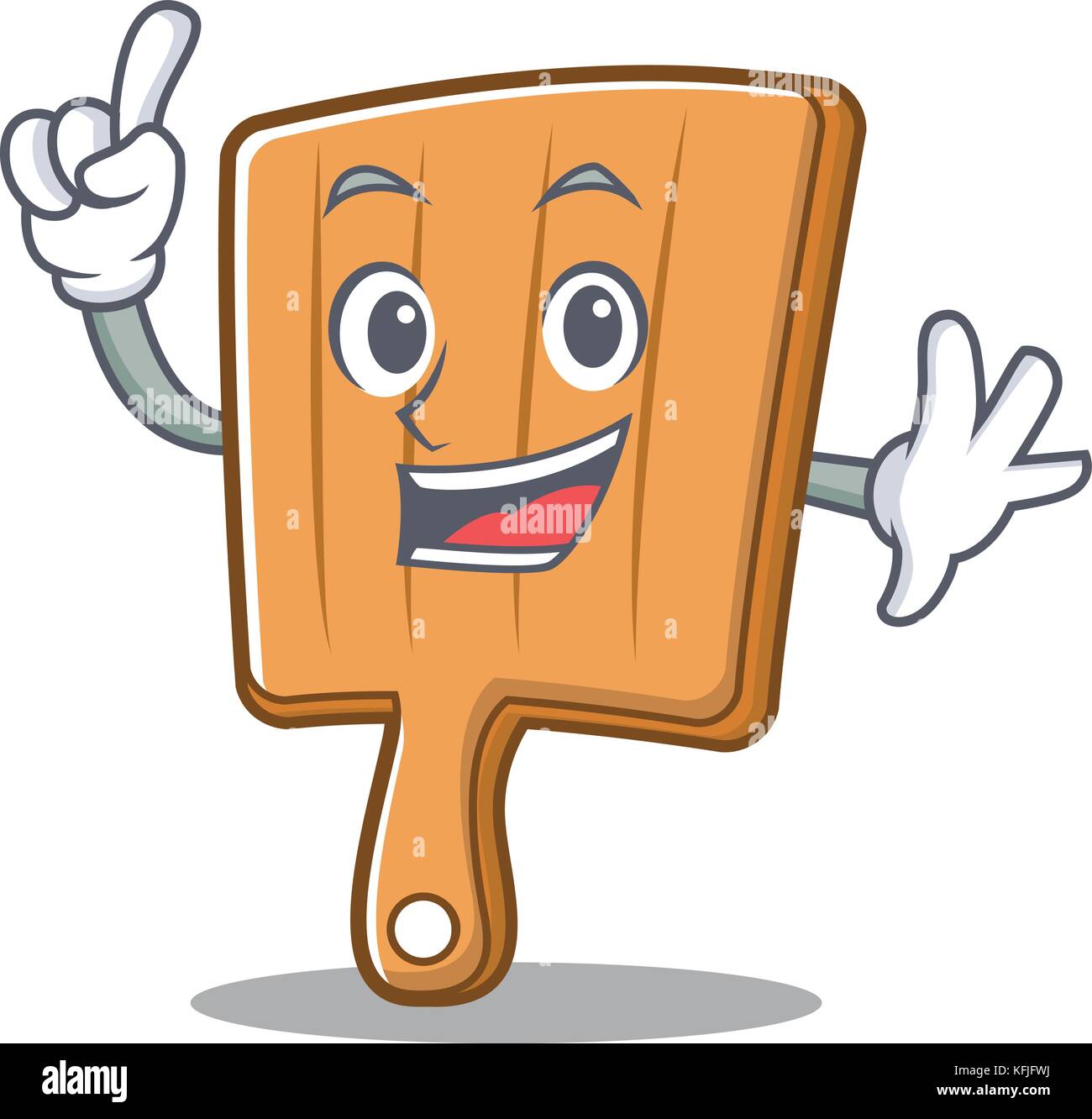 Finger kitchen board character cartoon Stock Vector Image & Art - Alamy