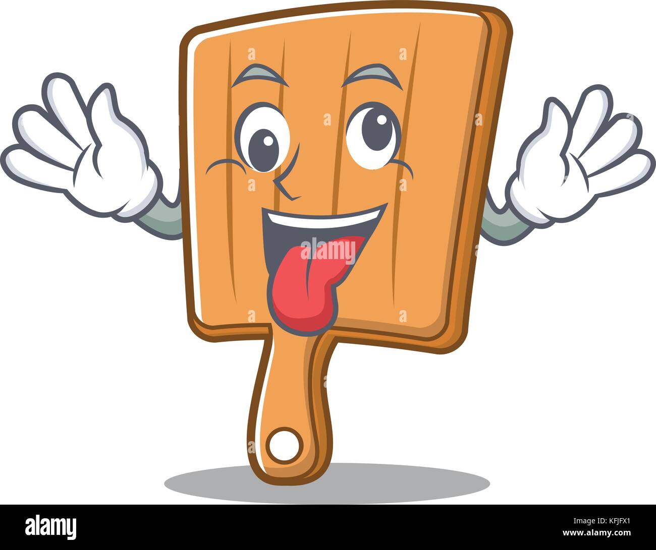 Crazy kitchen board character cartoon Stock Vector Image & Art - Alamy