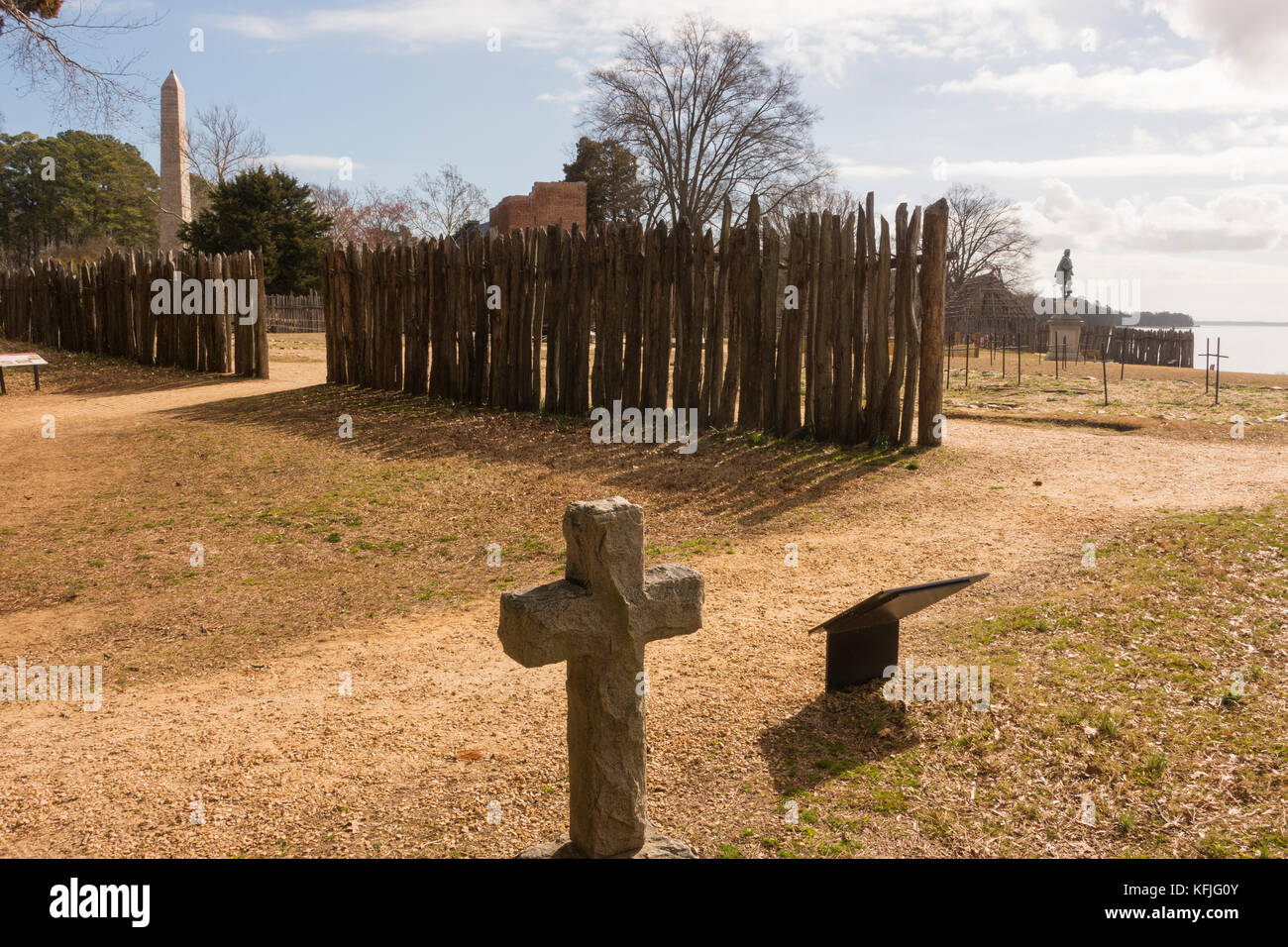 Historic Jamestowne Jamestown Virginia Stock Photo - Alamy