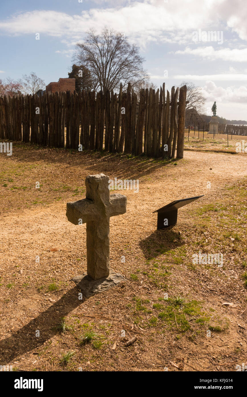 Historic Jamestowne Jamestown Virginia Stock Photo - Alamy