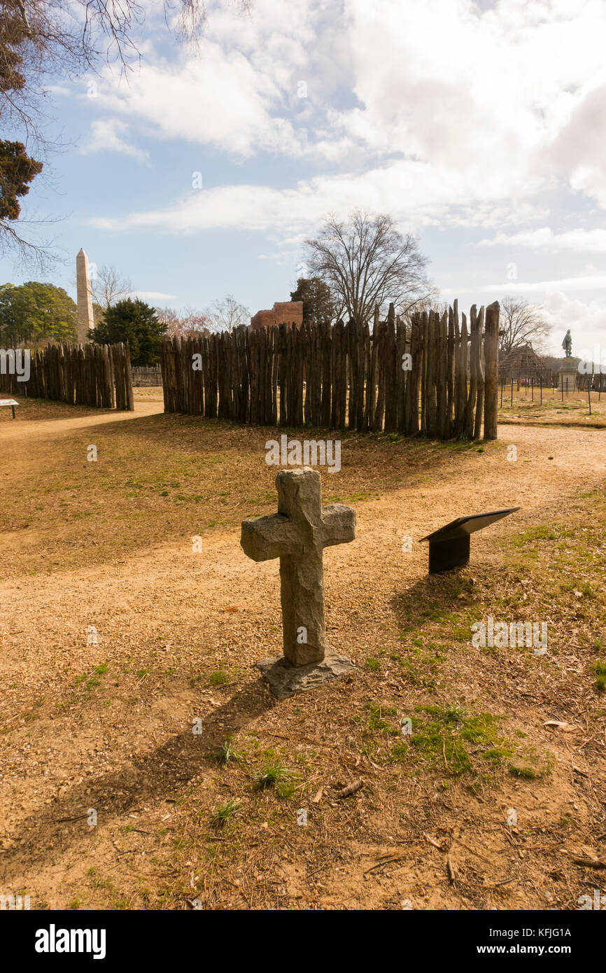 Historic Jamestowne Jamestown Virginia Stock Photo - Alamy