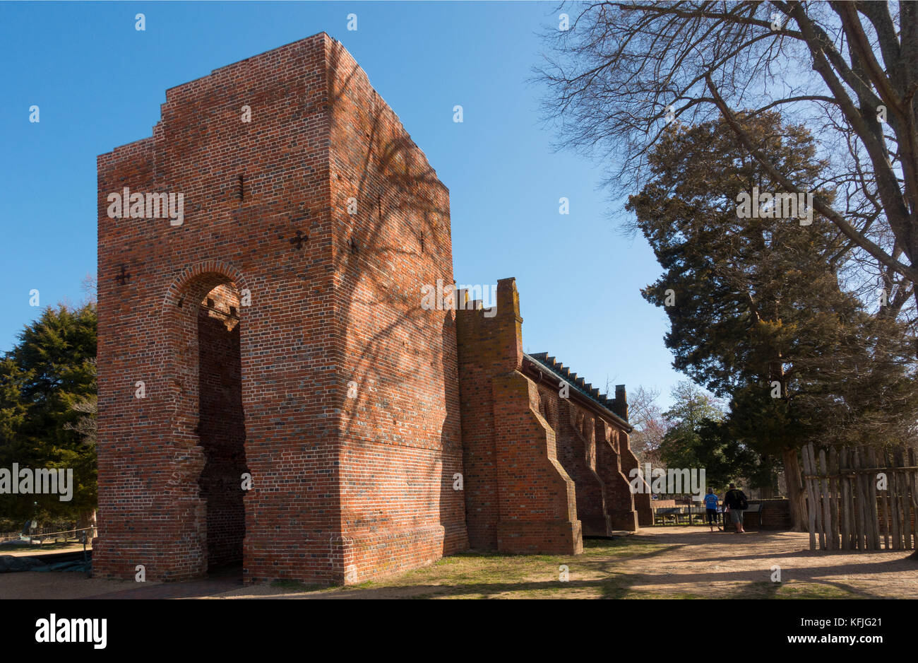 Historic Jamestowne Jamestown Virginia Stock Photo - Alamy