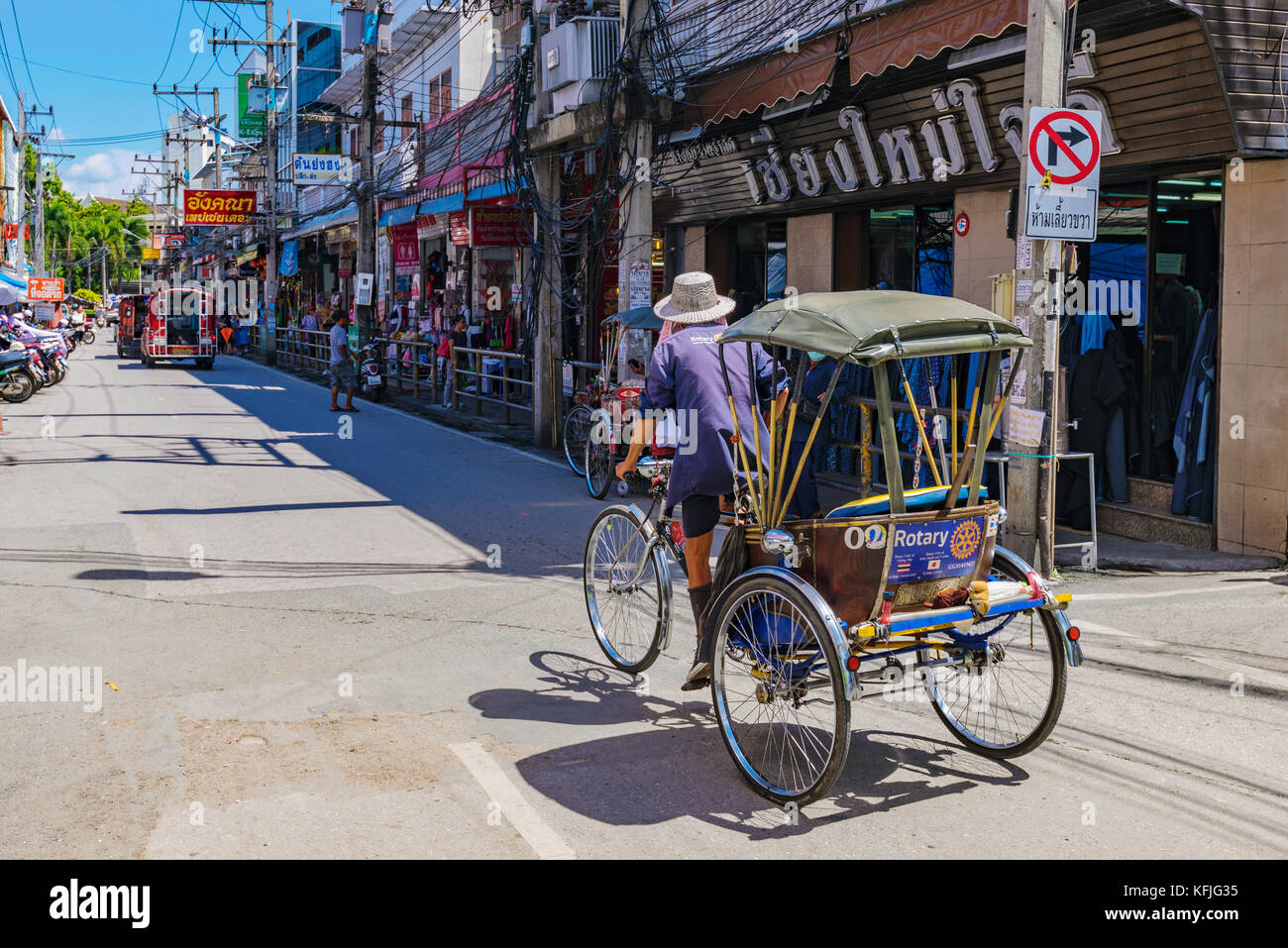 Thailand cycle rickshaw hi-res stock photography and images - Alamy