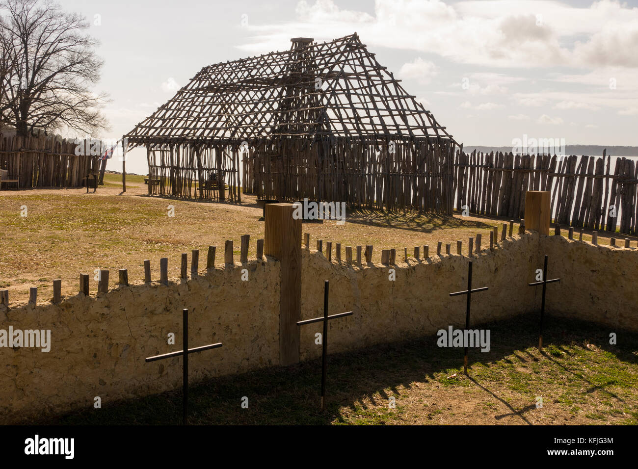 Historic Jamestowne Jamestown Virginia Stock Photo - Alamy