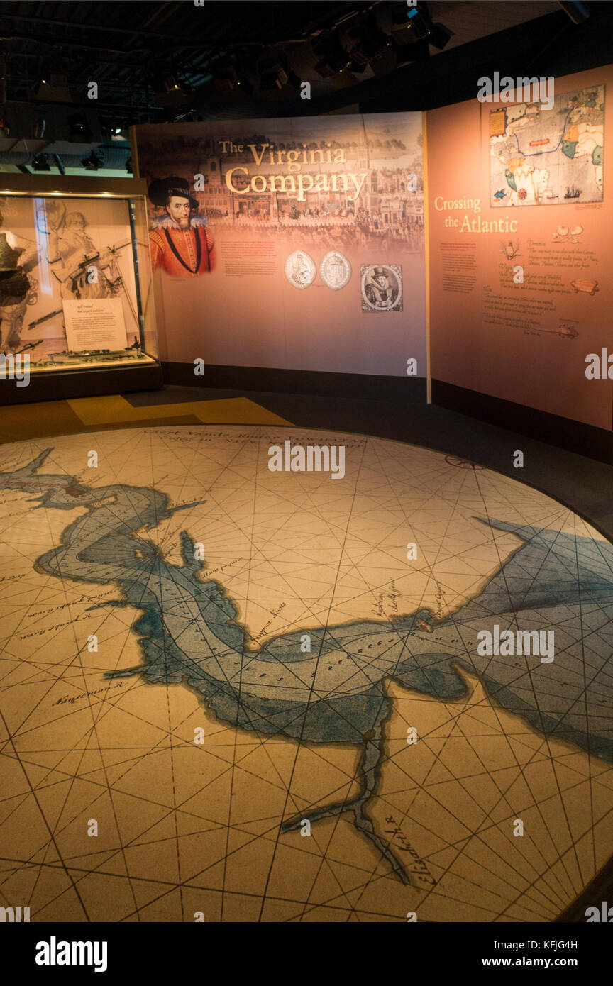Jamestown map hi-res stock photography and images - Alamy