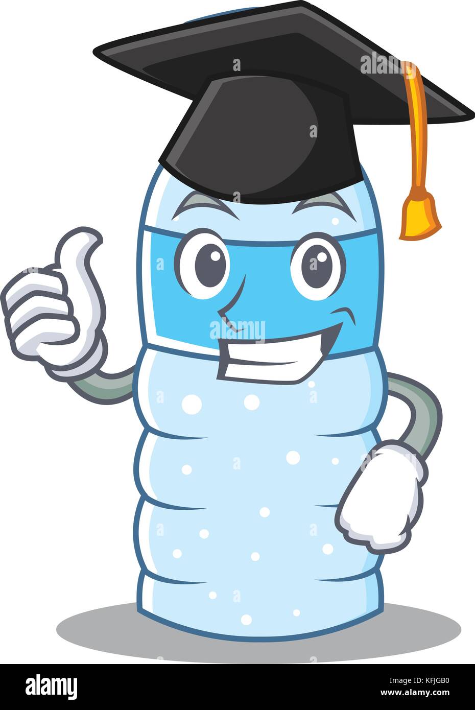Graduation bottle character cartoon style Stock Vector Image & Art - Alamy