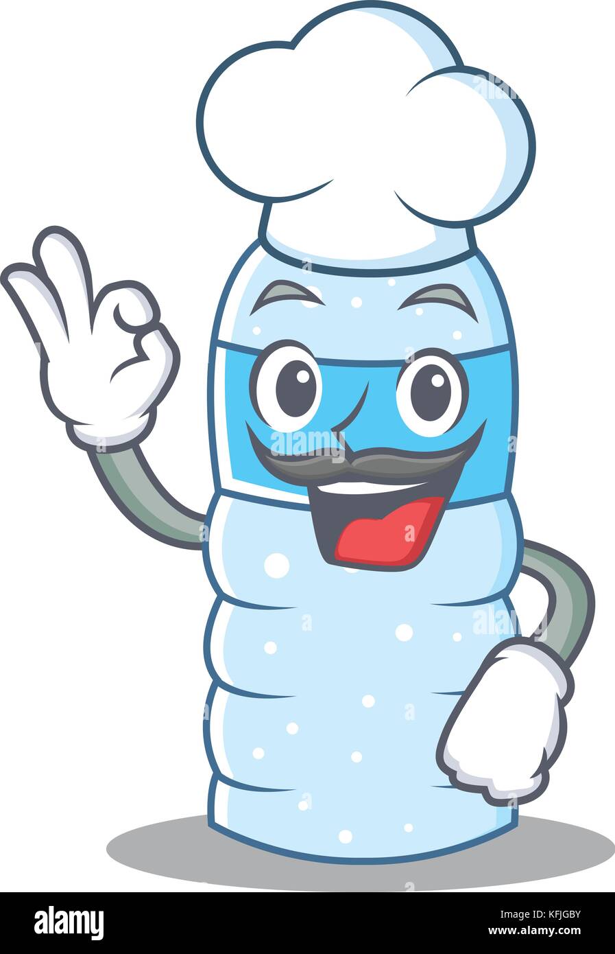 Chef bottle character cartoon style Stock Vector Image & Art - Alamy