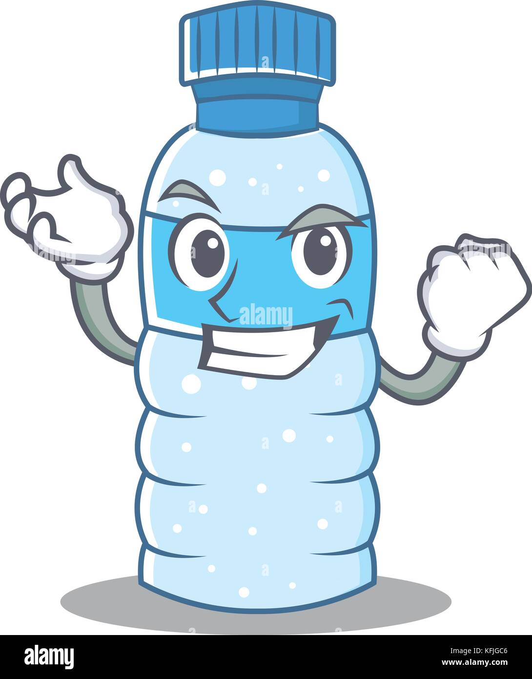 Successful bottle character cartoon style Stock Vector Image & Art - Alamy