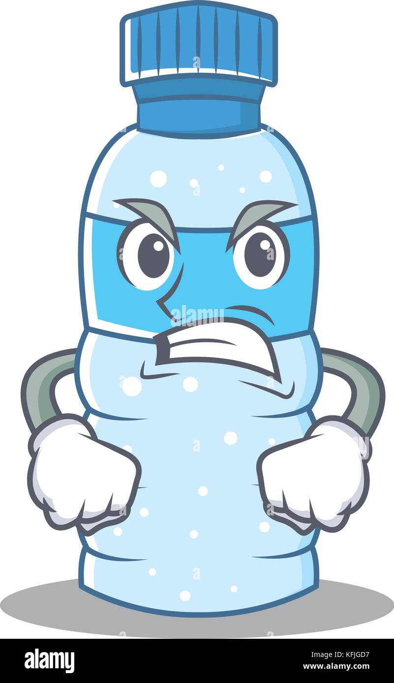 Angry bottle character cartoon style Stock Vector Image & Art - Alamy