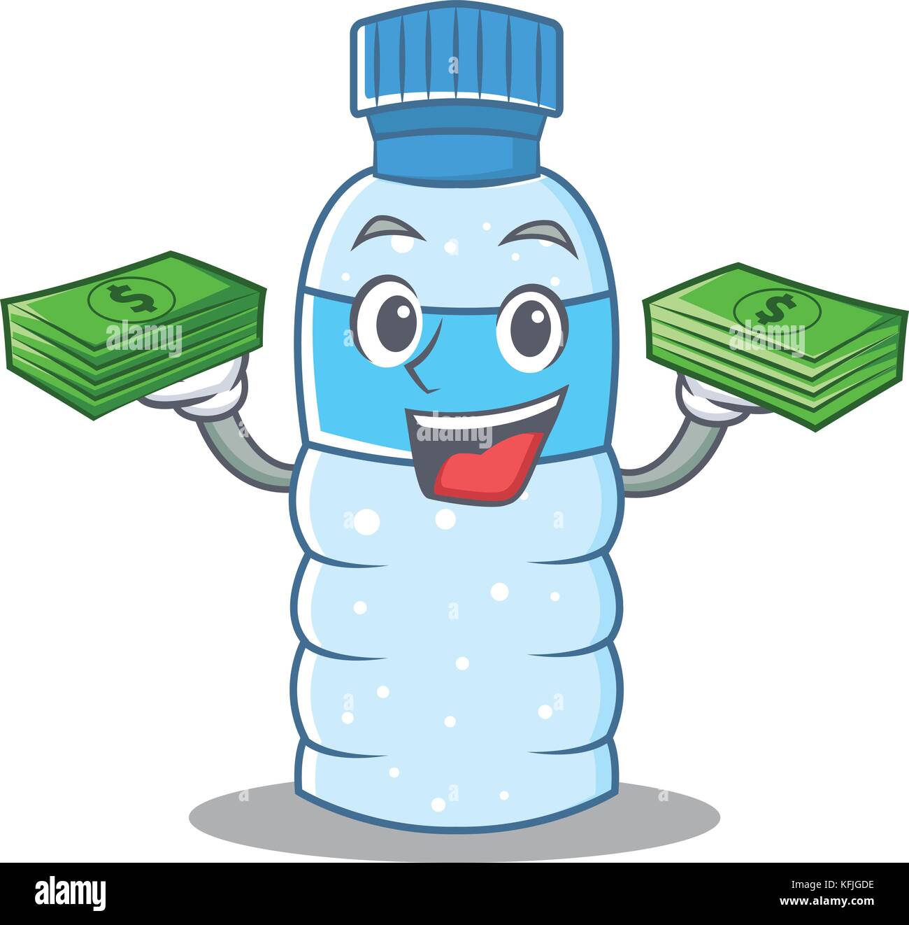 With money bottle character cartoon style Stock Vector Image & Art - Alamy