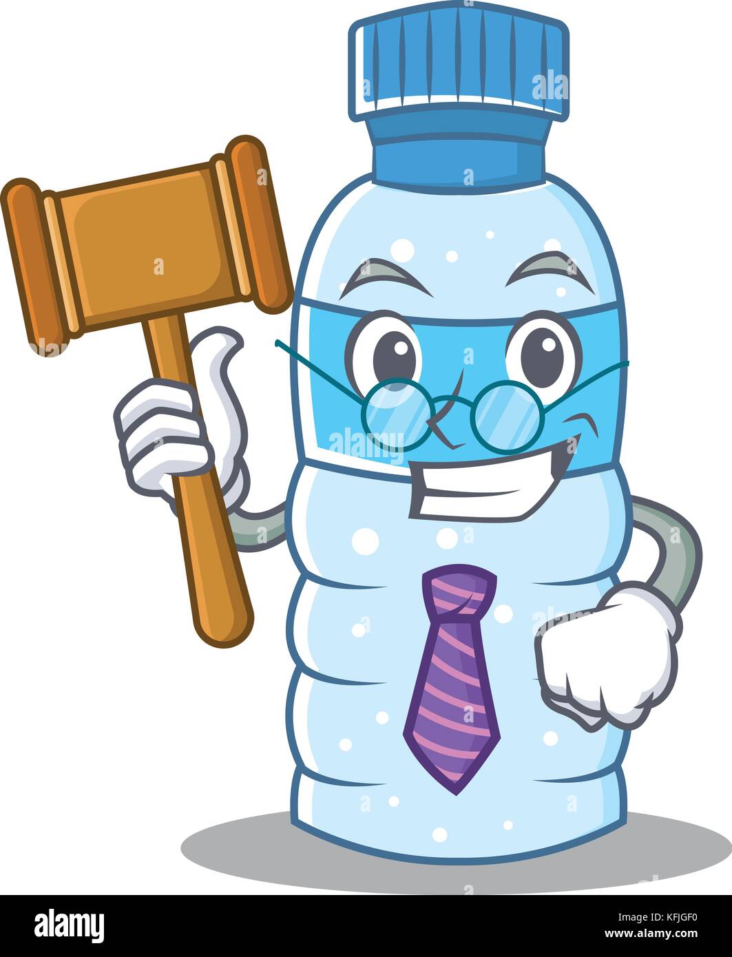 Judge bottle character cartoon style Stock Vector Image & Art - Alamy
