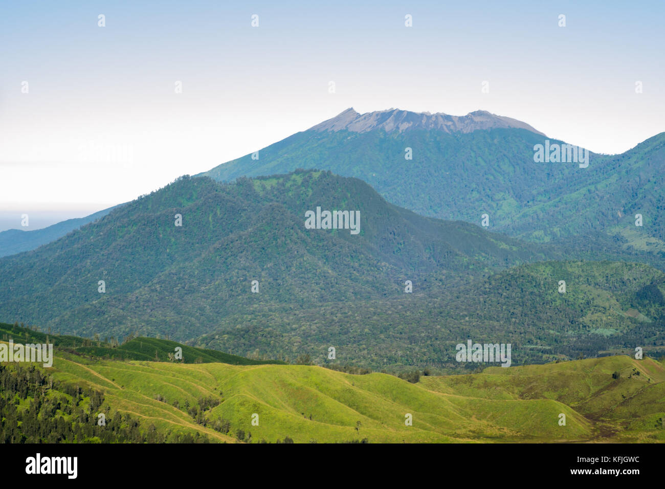 beautiful landscape in indonesia Stock Photo - Alamy