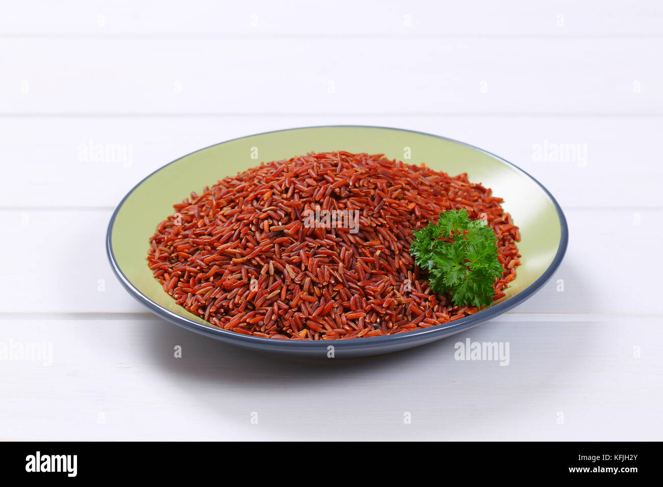Plate red rice hi-res stock photography and images - Alamy
