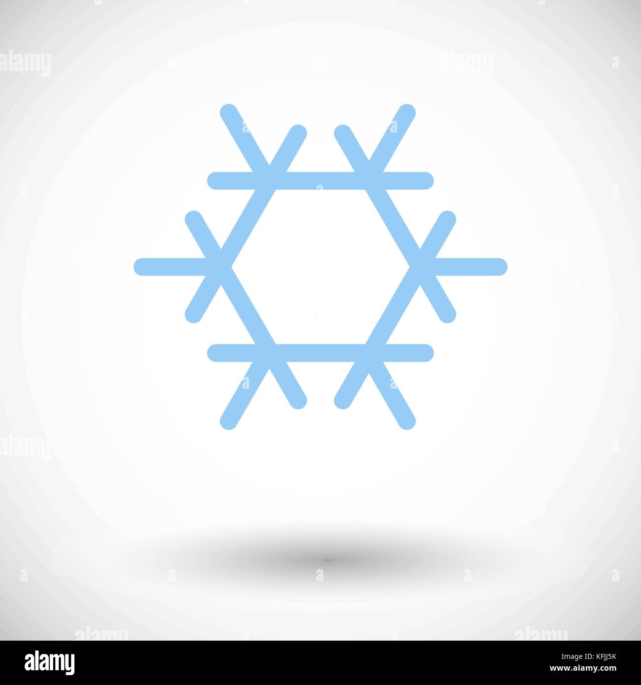 Air conditioning. Single flat icon on white background. Vector ...