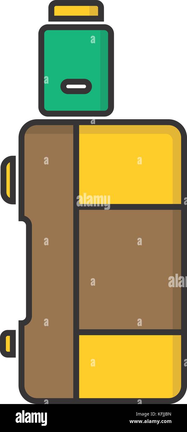 vaporizer electric cigarette vapor mod - vape life vector Stock Vector ...