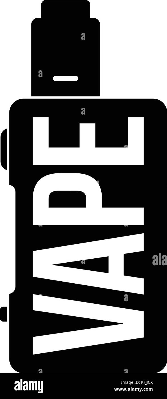 vaporizer electric cigarette vapor mod - vape life vector Stock Vector ...