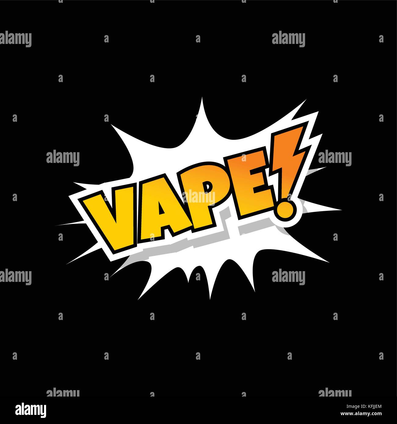 vaporizer electric cigarette vapor mod - vape life vector Stock Vector ...