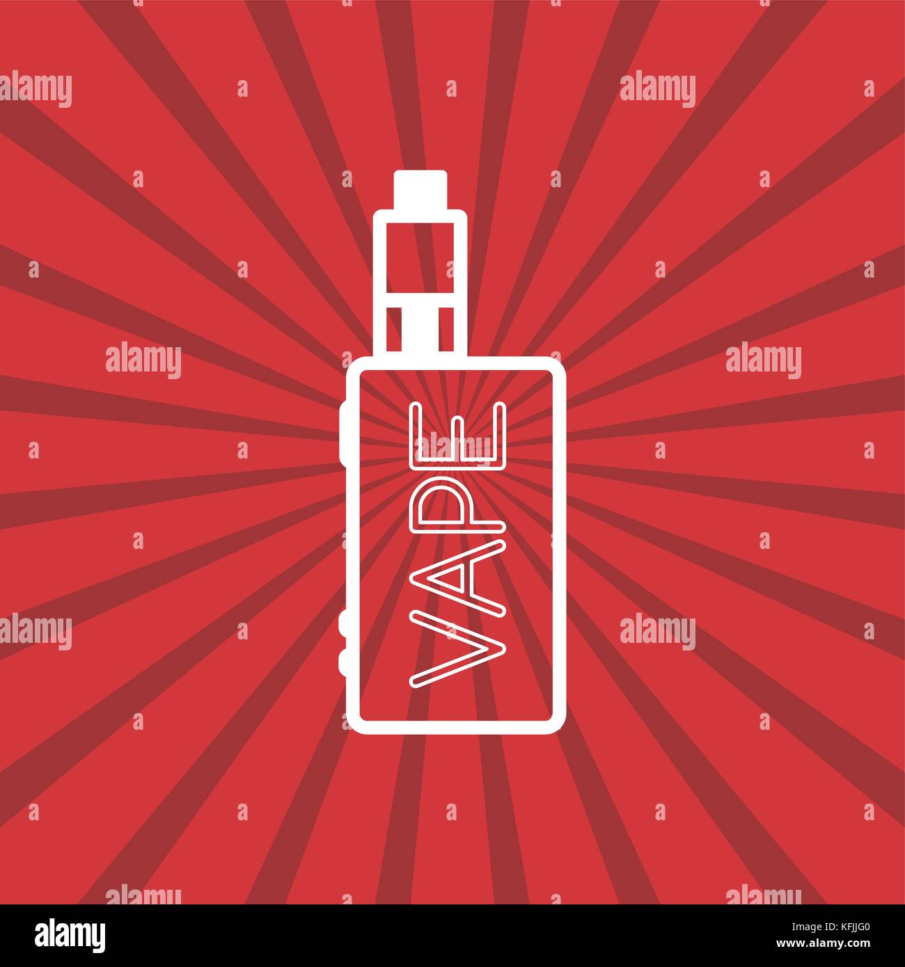 vaporizer electric cigarette vapor mod - vape life vector Stock Vector Image & Art - Alamy
