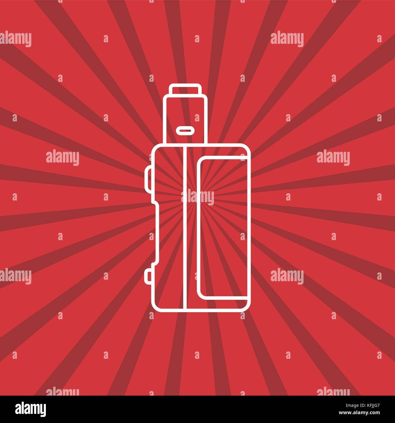 vaporizer electric cigarette vapor mod - vape life vector Stock Vector ...