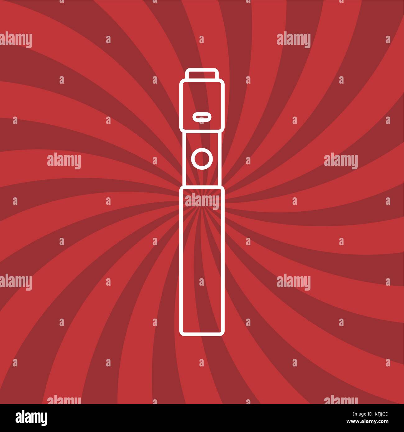 vaporizer electric cigarette vapor mod - vape life vector Stock Vector Image & Art - Alamy