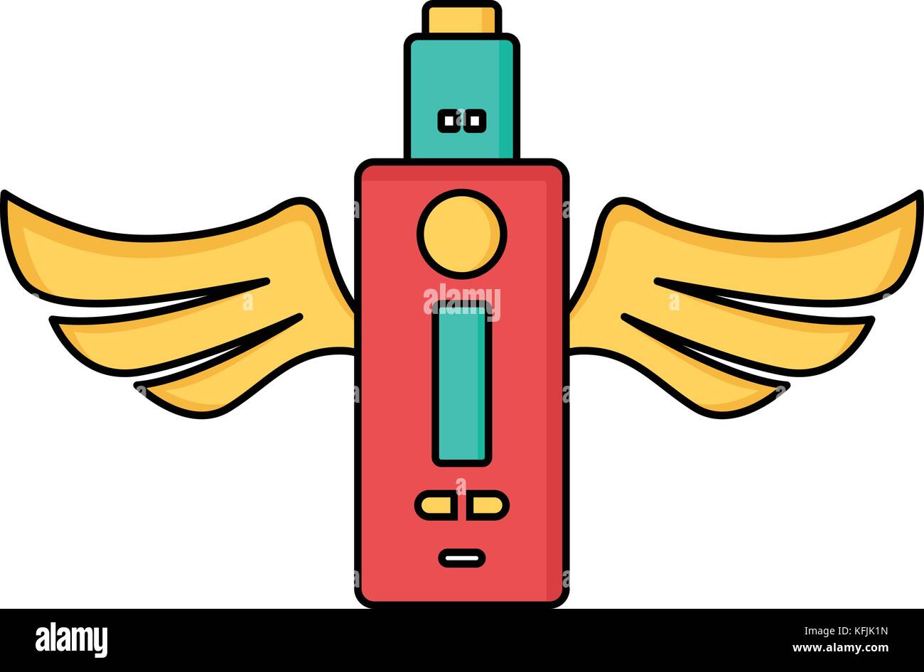 Smoke angel Stock Vector Images - Alamy