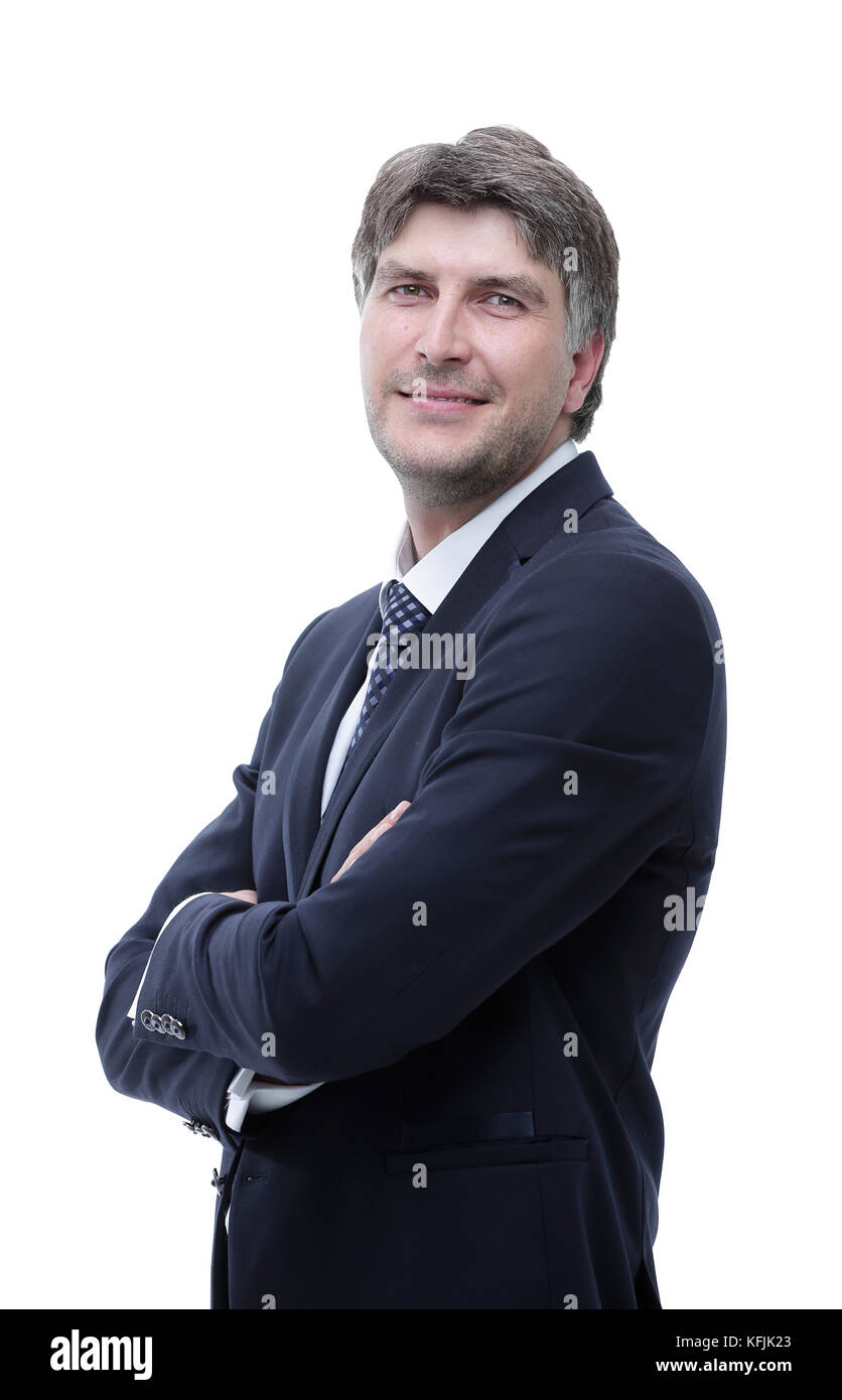 Close-up face of successful businessman Stock Photo - Alamy