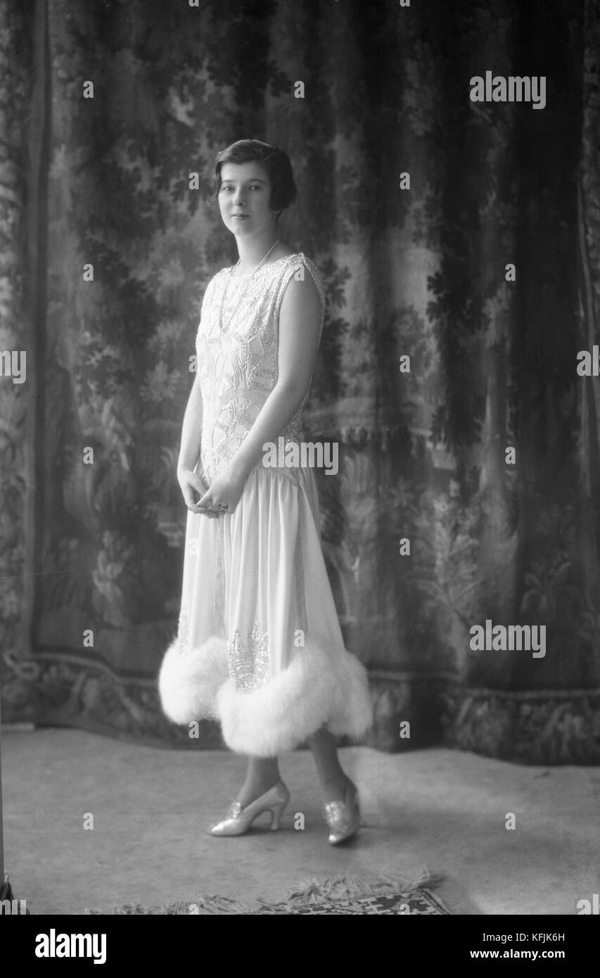 Female model wearing a dress designed by Charles Frederic Worth (1826 ...