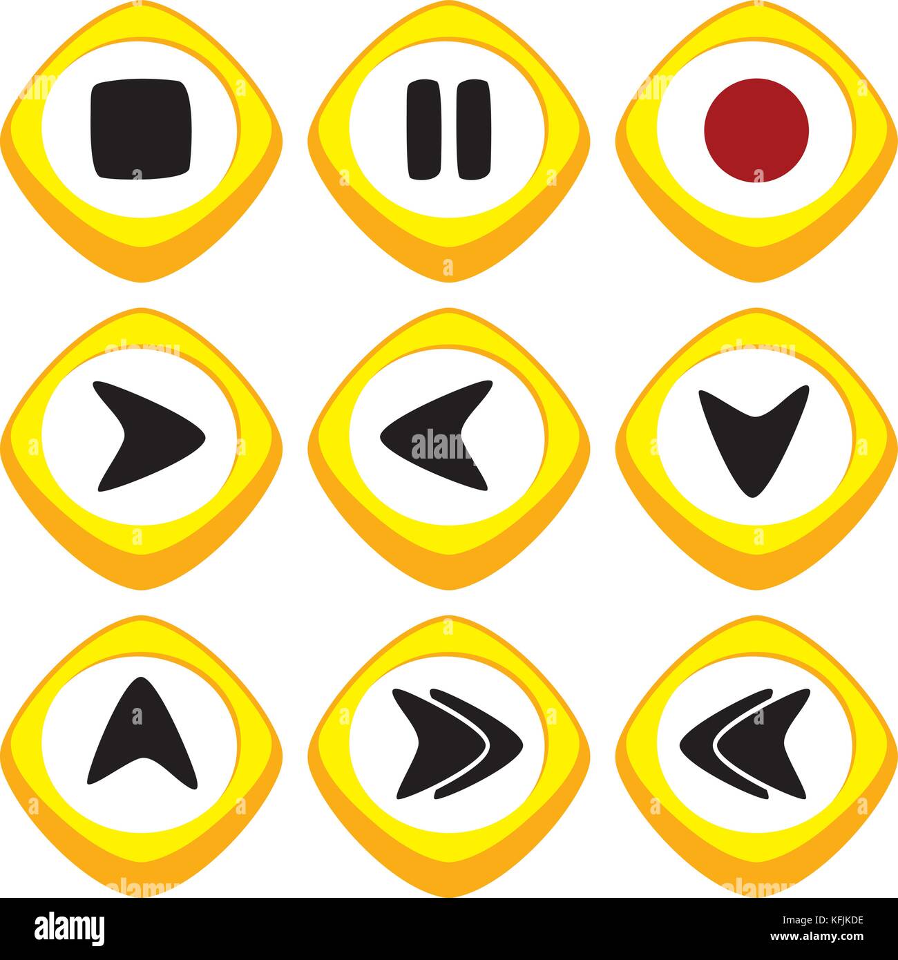 game asset icon sign symbol button vector art Stock Vector Image & Art ...