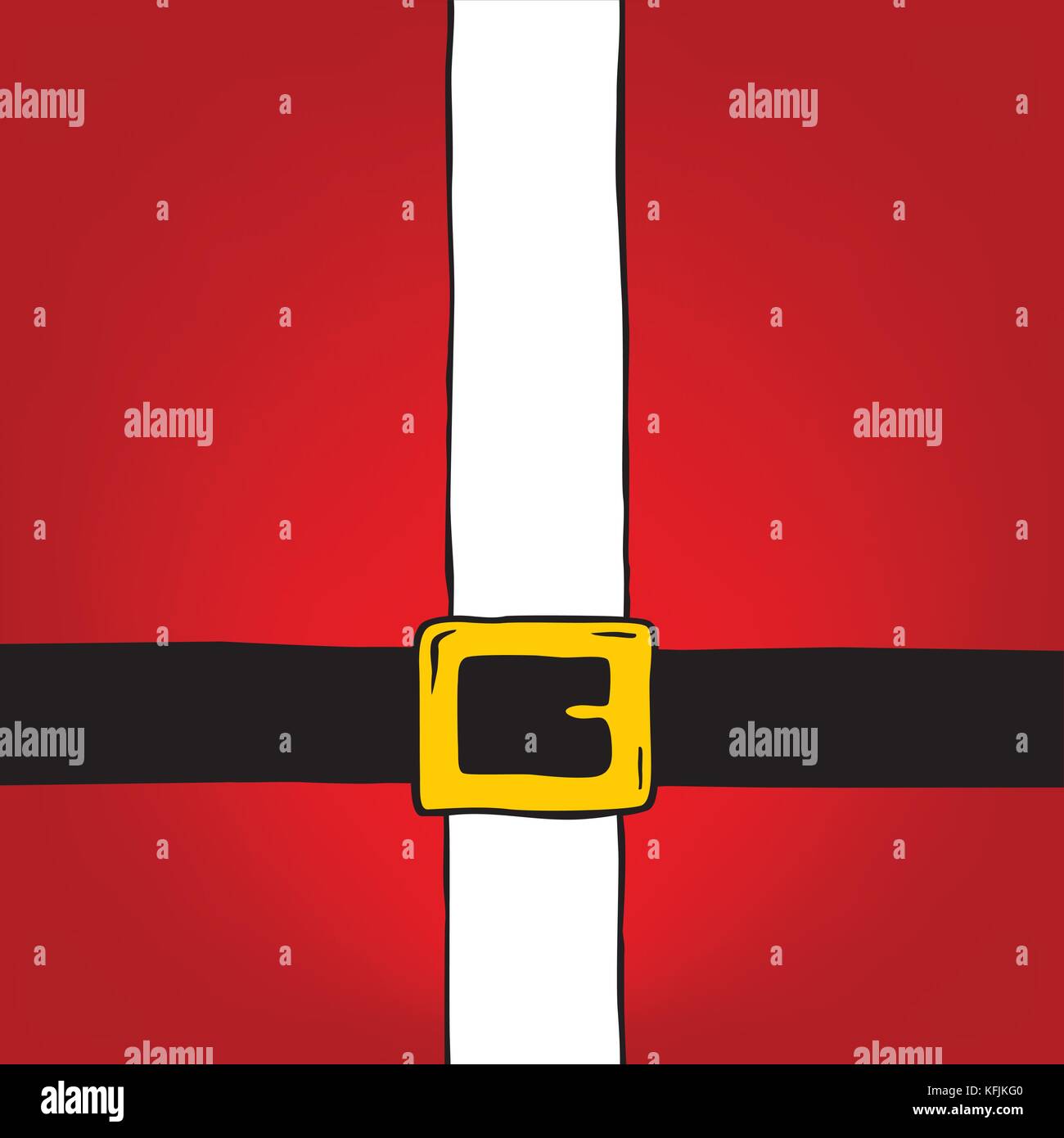 santa claus christmas suit holiday card vector art illustration Stock ...