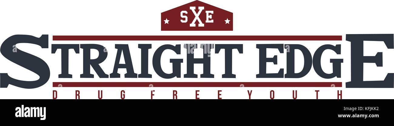 Straight Edge Logo