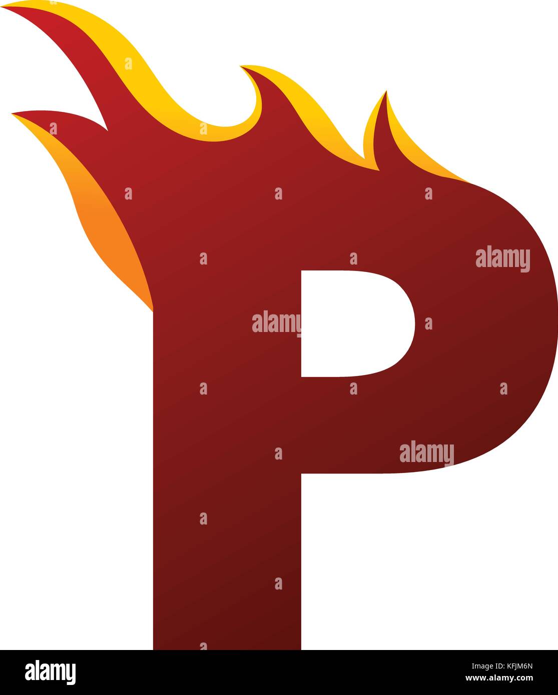 fire burn initial letter alphabet vector Stock Vector Image & Art - Alamy