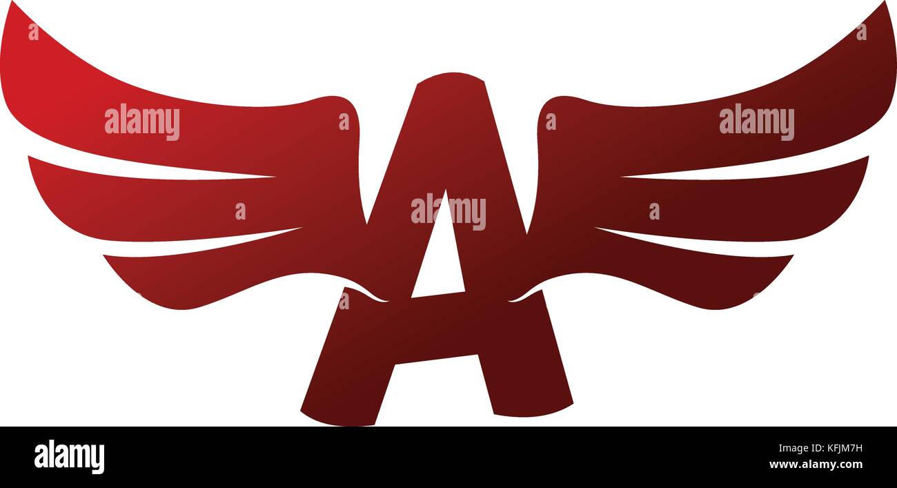 aviator wing airplane theme vector art illustration Stock Vector Image ...