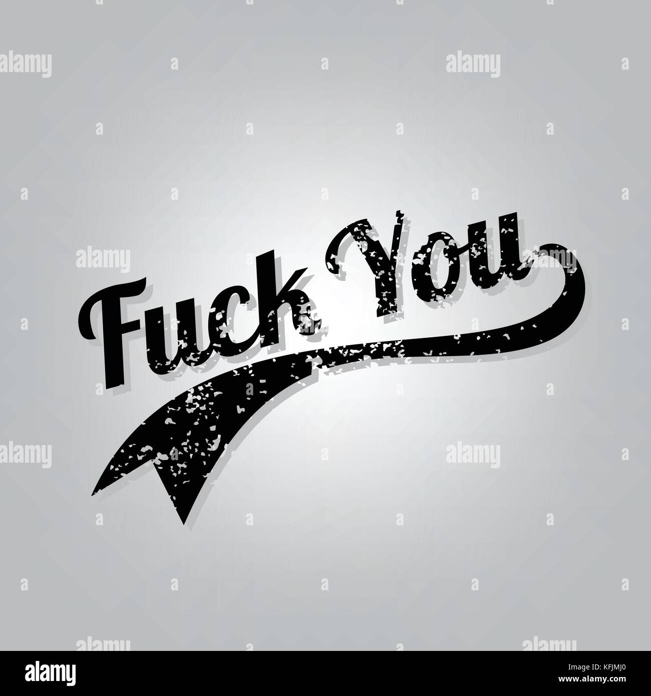 cursive curse varsity retro grungy vector art Stock Vector Image & Art ...