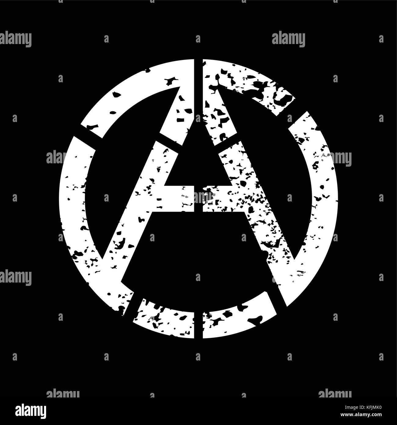 Anarchy Logo Black and White Stock Photos & Images - Alamy