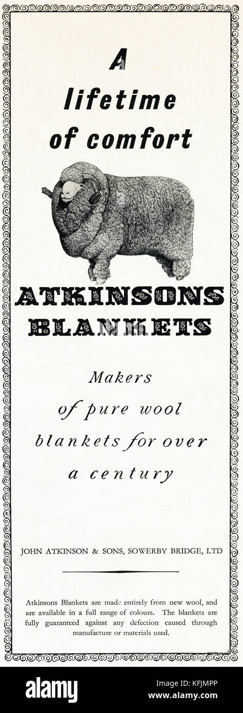 1950s old vintage original advert british magazine print advertisement ...