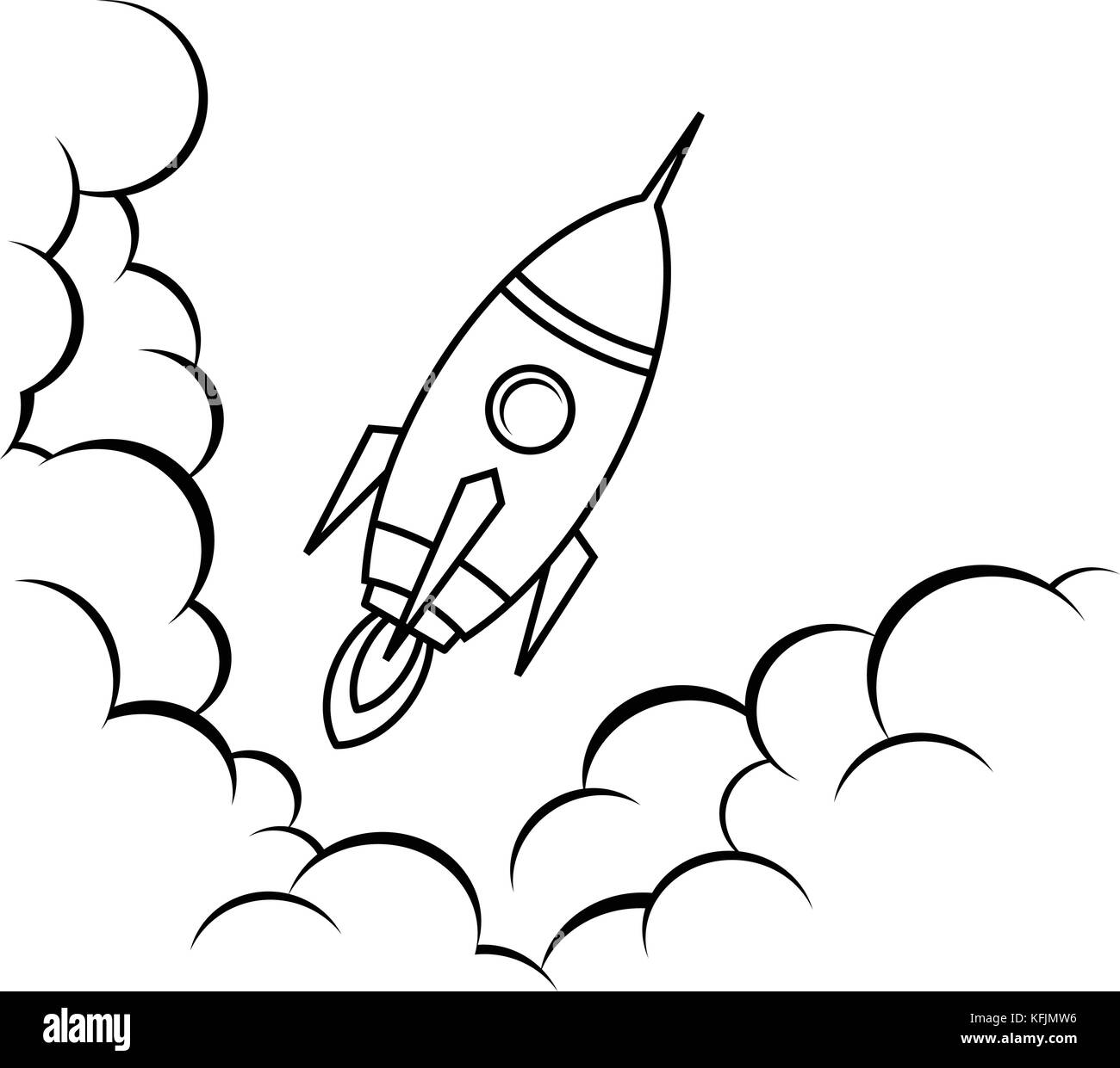 Rocket Man Cartoon