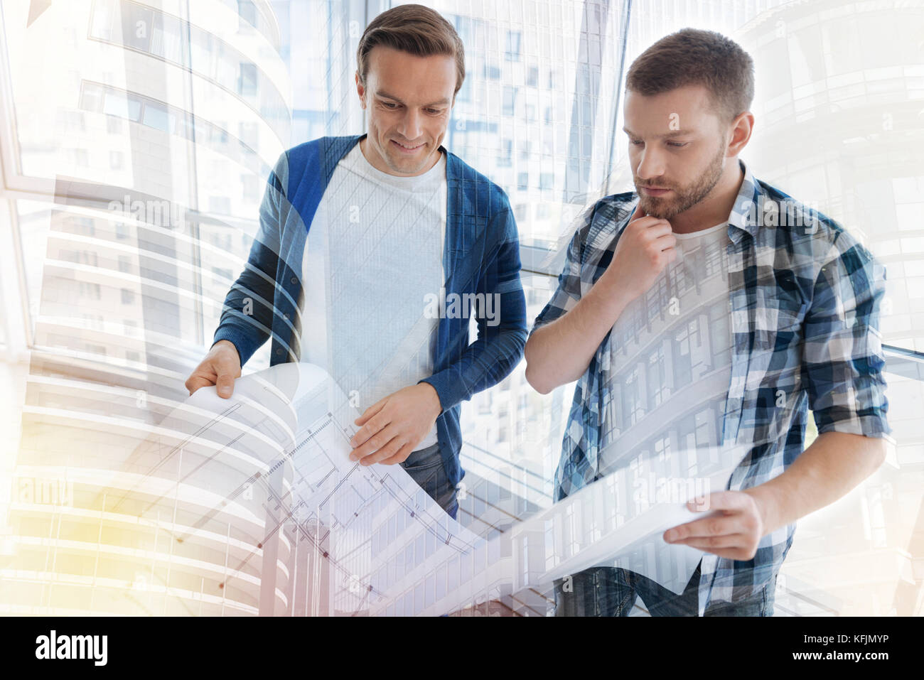 Thoughtful man touching his chin Stock Photo - Alamy Thoughtful man touching his chin Stock Photo - Alamy