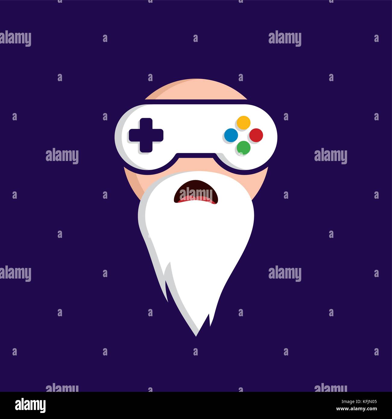 game guru - master gamer - video game theme logo - logotype vector art ...