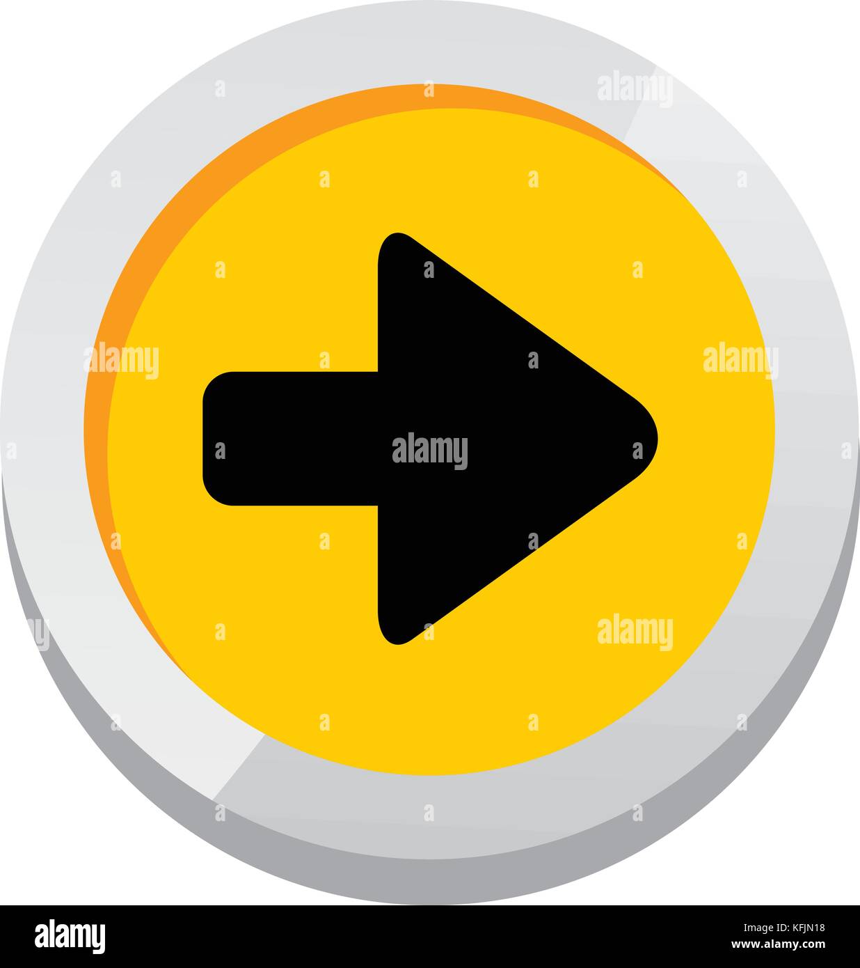 arrow cursor game asset icon sign symbol button vector art Stock Vector ...