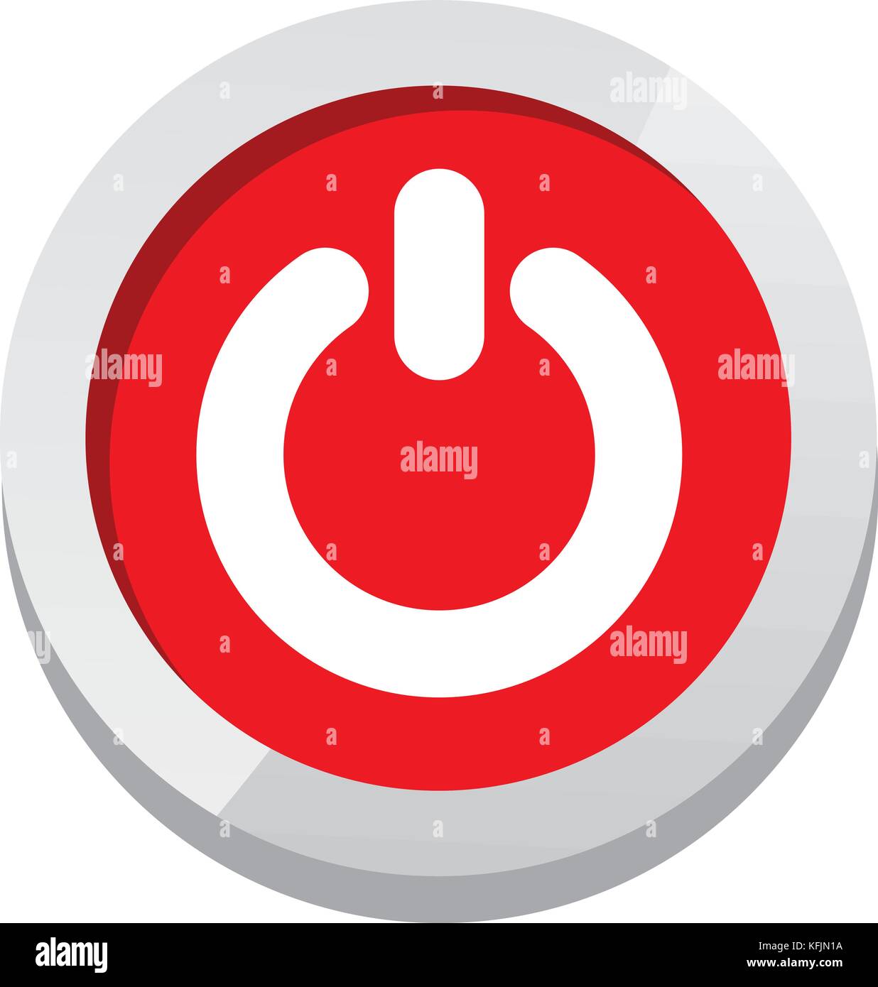 Power sign icon switch Stock Vector Images - Alamy