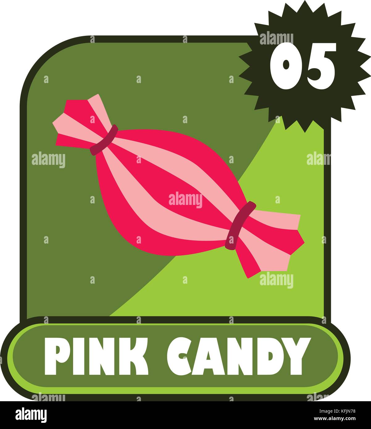 candy game asset menu layer - video game icon sign symbol vector art ...