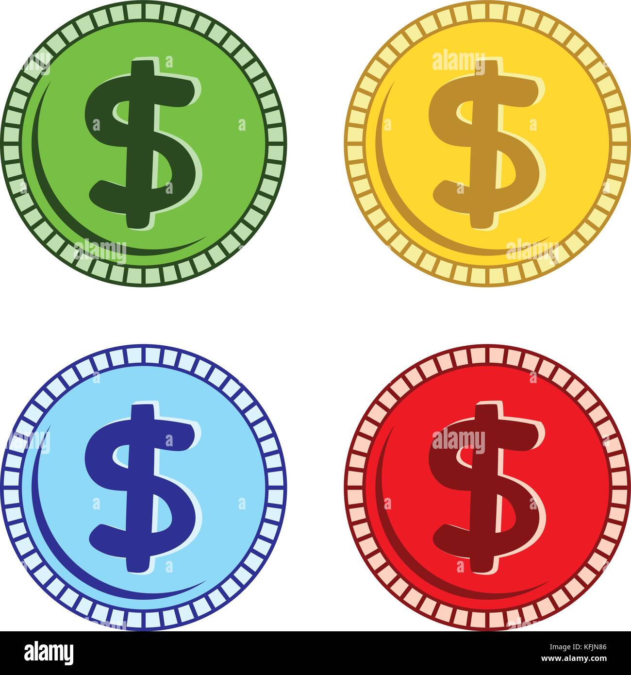 game asset menu layer - video game icon sign symbol vector art Stock ...