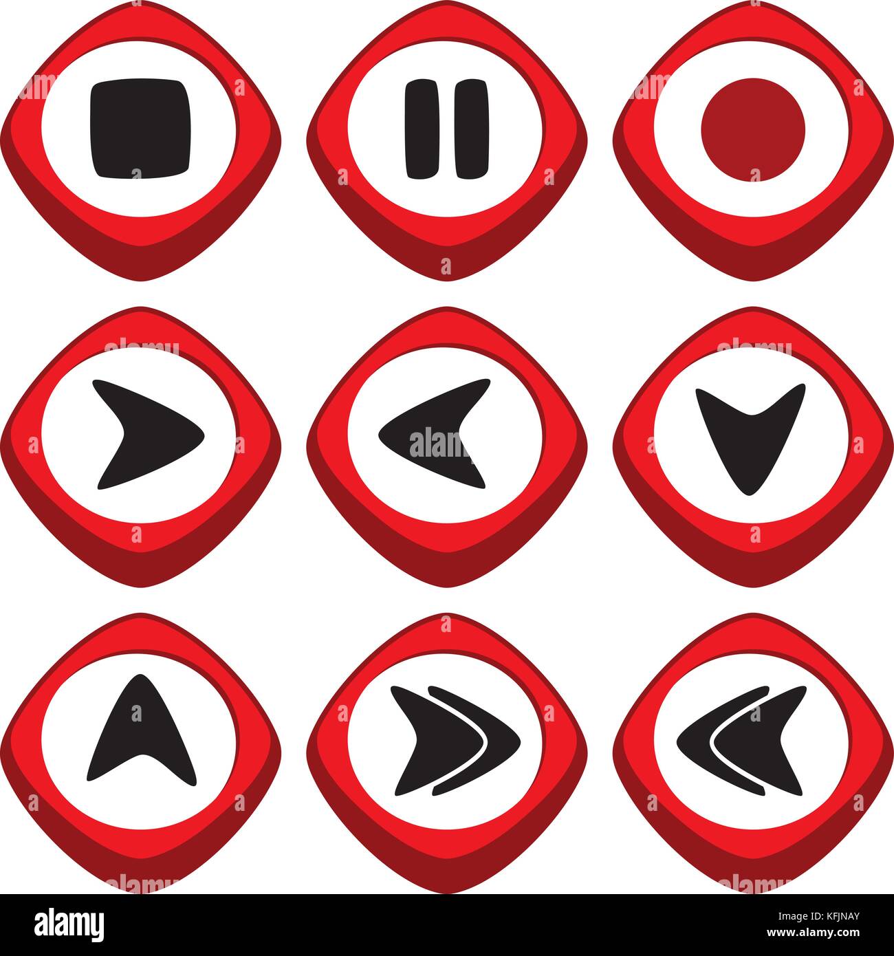 game asset icon sign symbol button vector art Stock Vector Image & Art ...